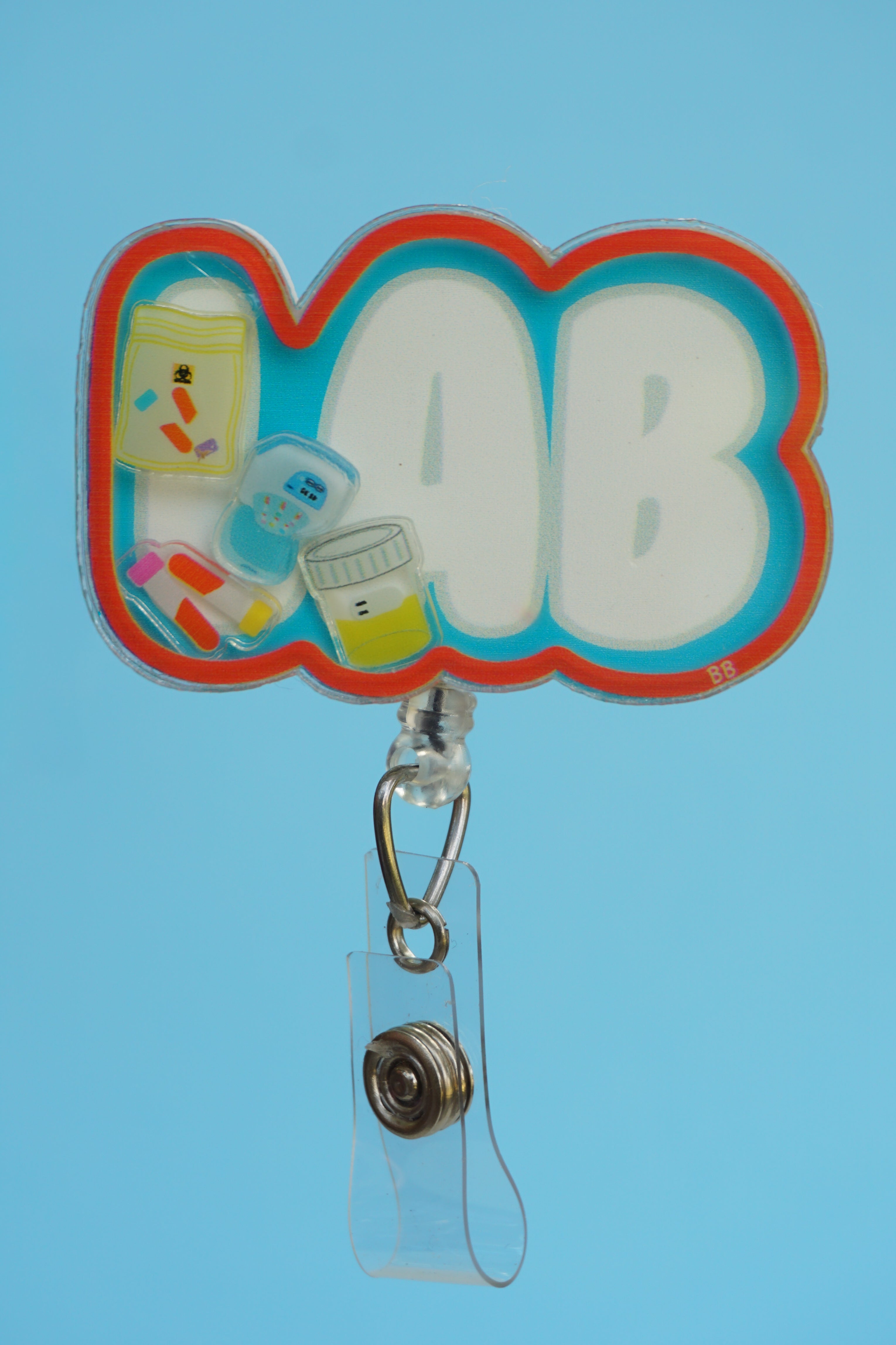 LAB Badge Reel | Laboratory Tech Shaker – Cute Medical Accessory ...