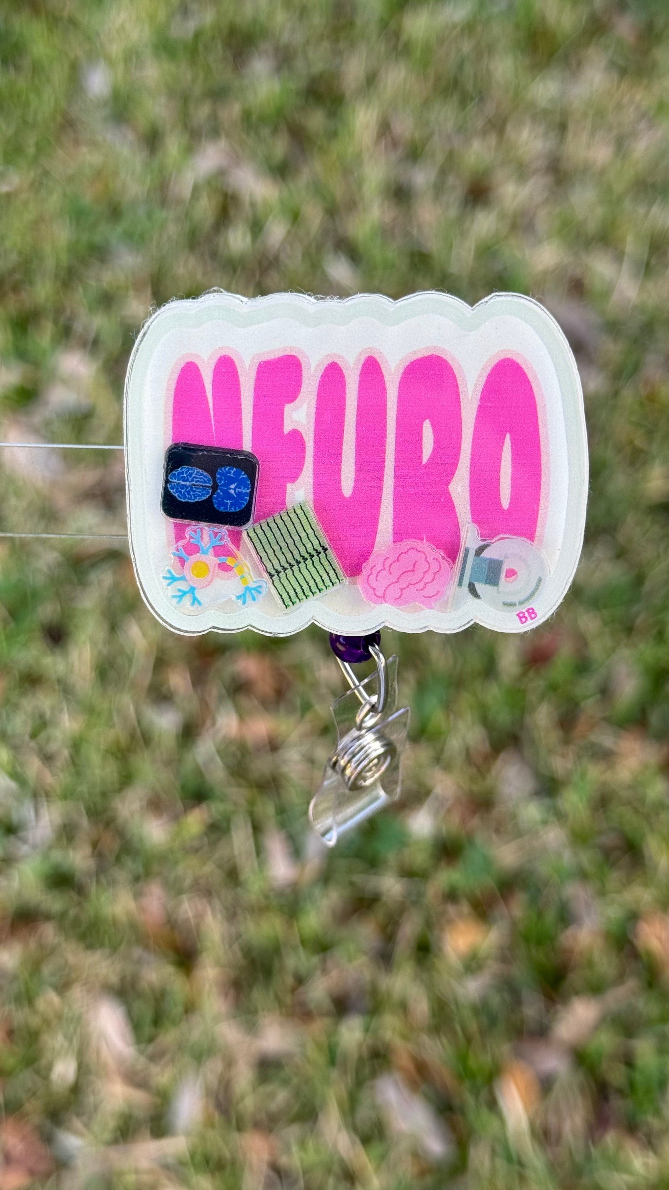 Neuro Badge Reel | Neurology Nurse & Tech Shaker – Brain Lover Design ...